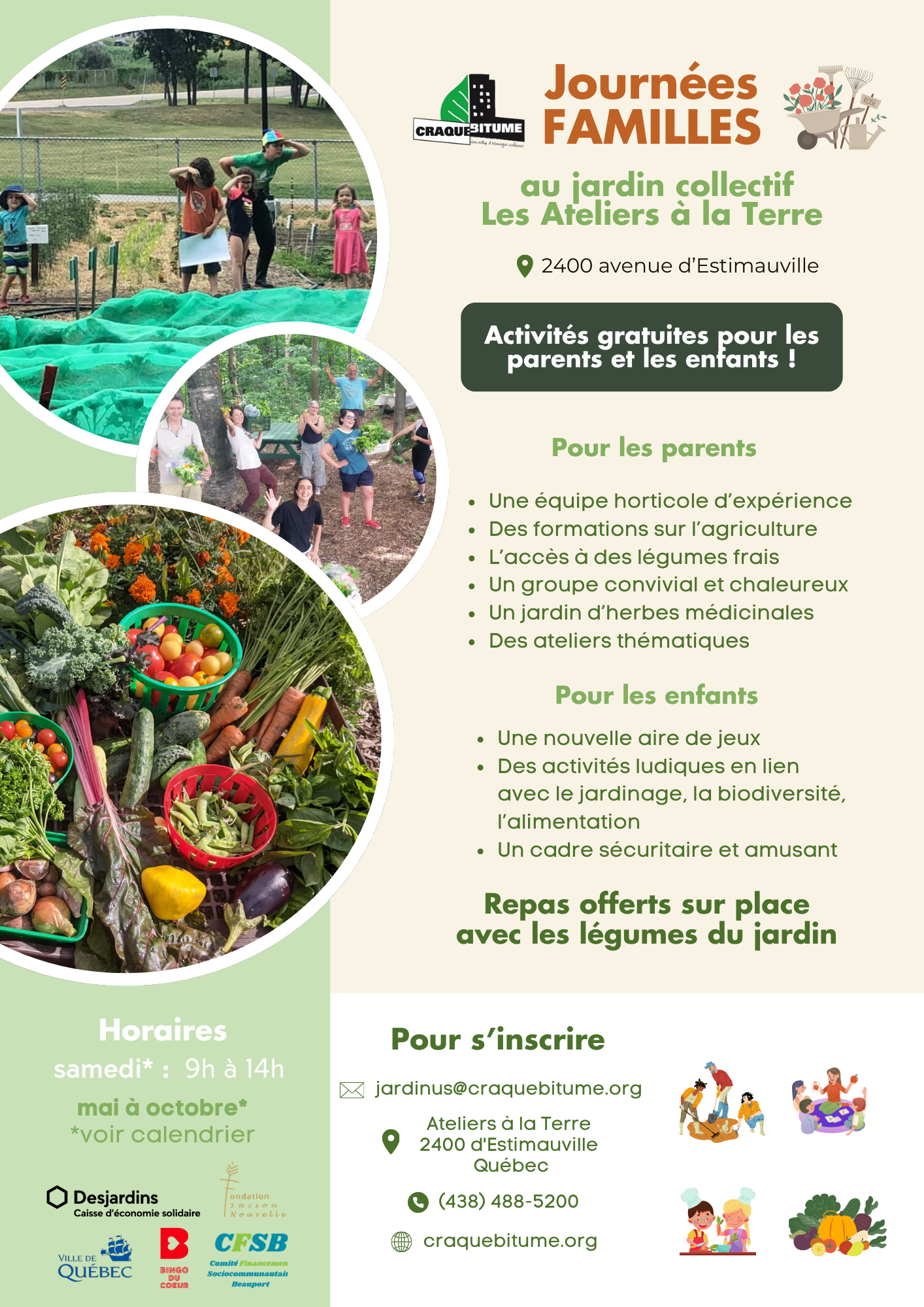 Journées familles – Craque-Bitume